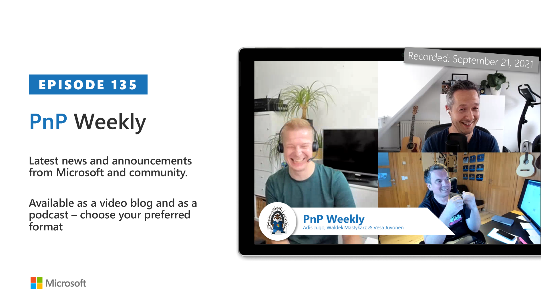Microsoft 365 PnP Weekly - Episode 135 - Adis Jugo (Nubelus)