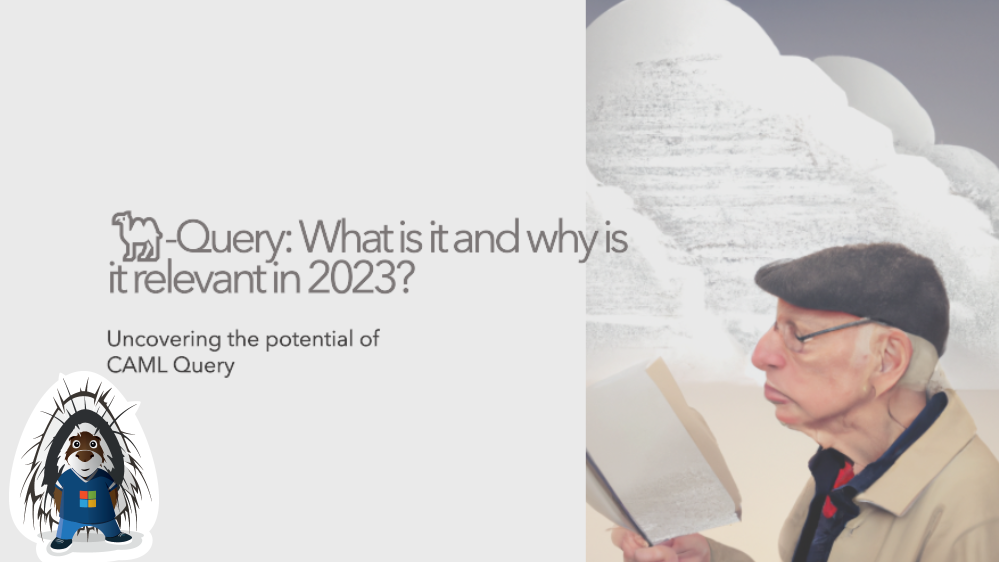🐫(CAML) Query: What is it and why is it relevant in 2023?